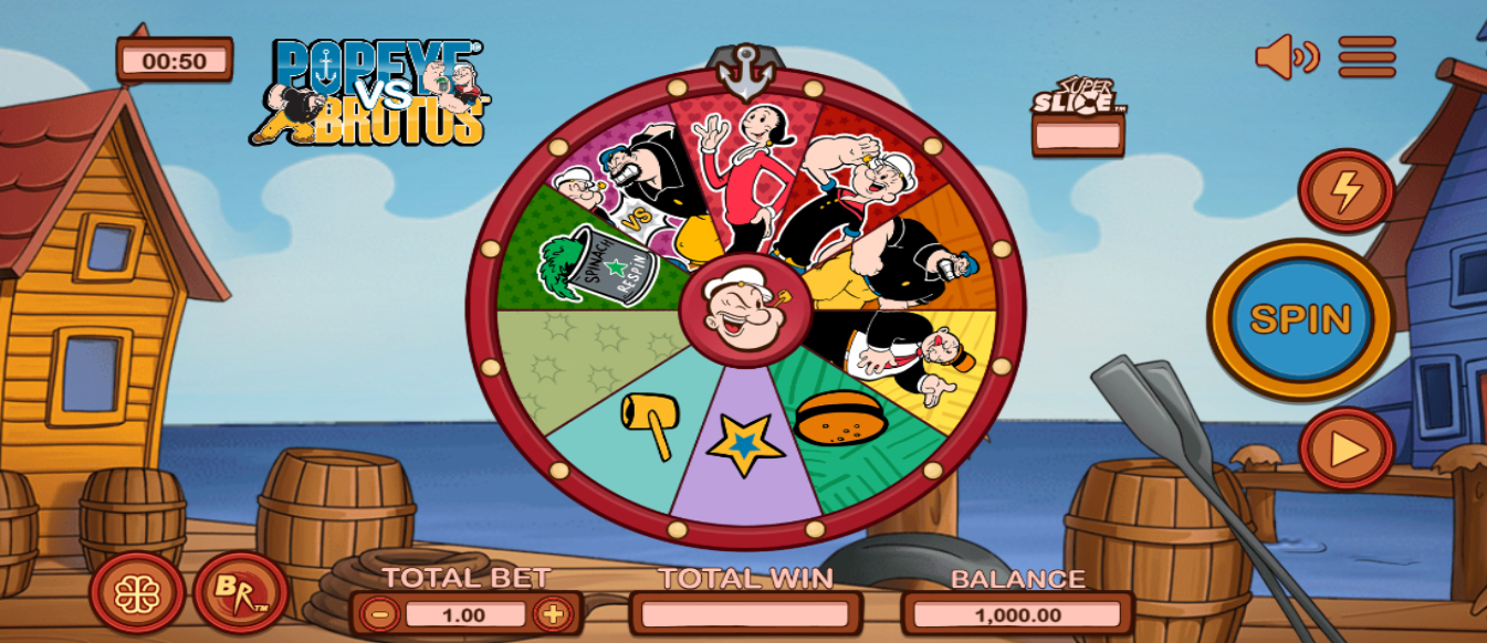 Popeye vs Brutus SuperSlice Slot - RAW iGaming and Leander | Review