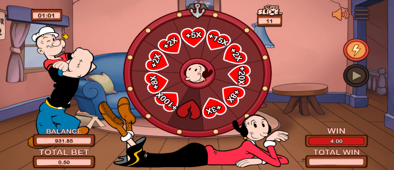 Popeye vs Brutus SuperSlice Slot - RAW iGaming and Leander | Review